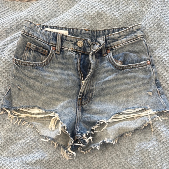 Zara | Shorts | Zara Cut Off Distressed Denim Women Shorts | Poshmark